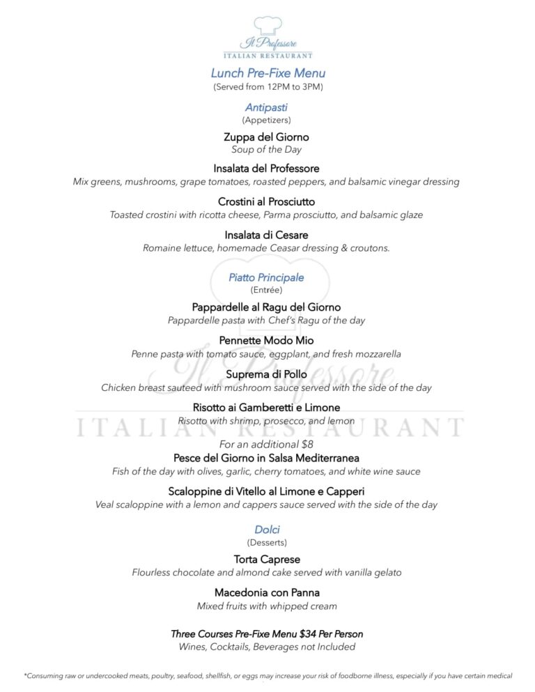 ilprofessoreitalianrestaurant.com